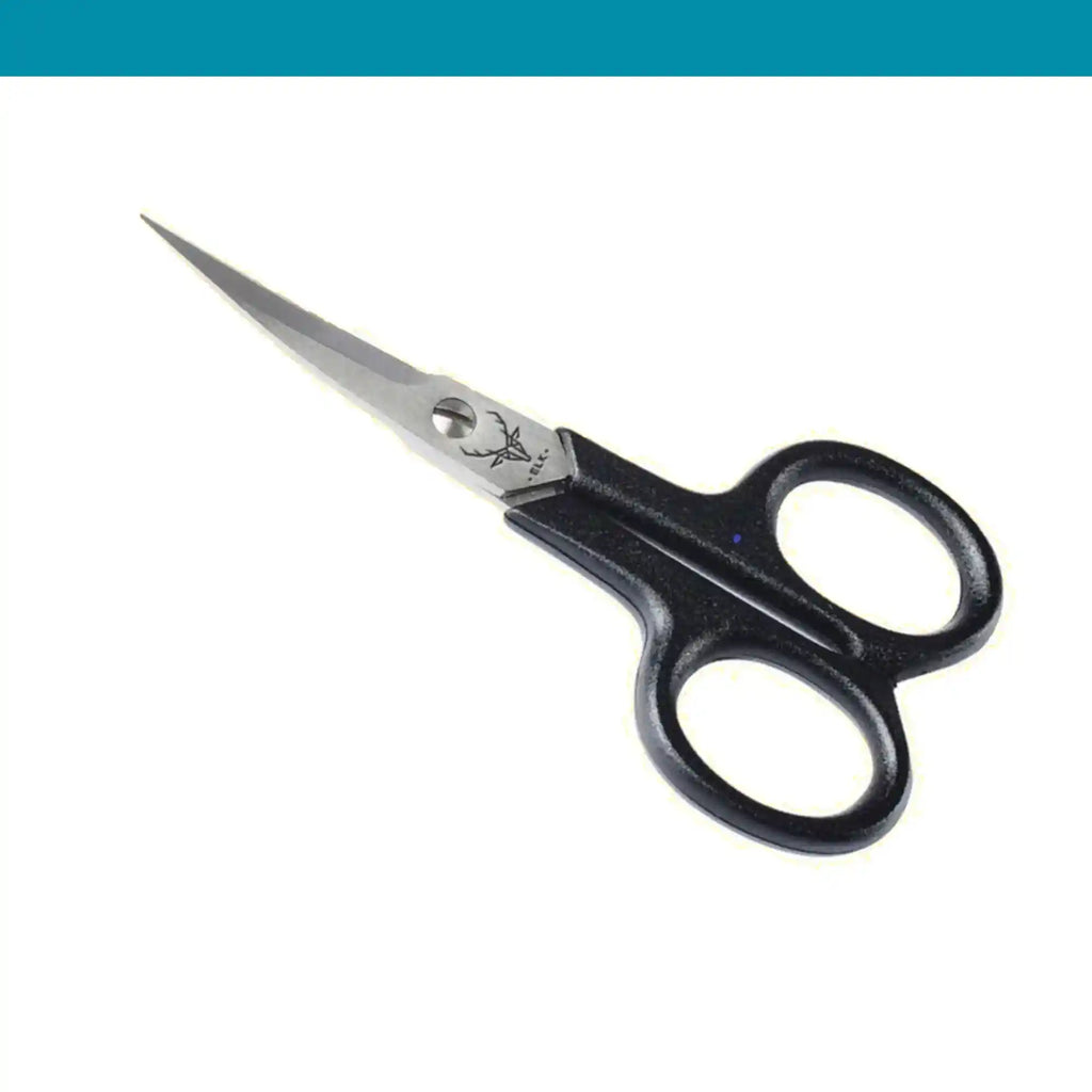 Elk Curved Pointed Polymer scissors 10 cm | Bladeology – Bladeology ...