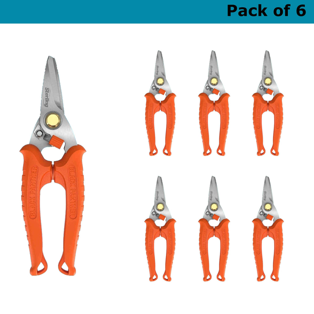 Sterling Round Tip Industrial Snips 185 mm (6pack) | Bladeology ...